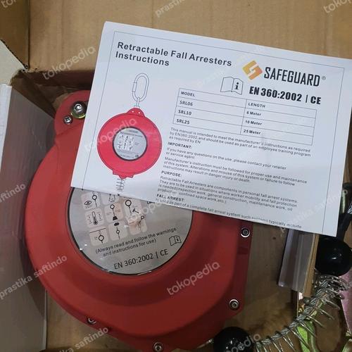 Jual Retractable Life Line 6 Meter Safeguard / Safety Retractable SRL06 ...