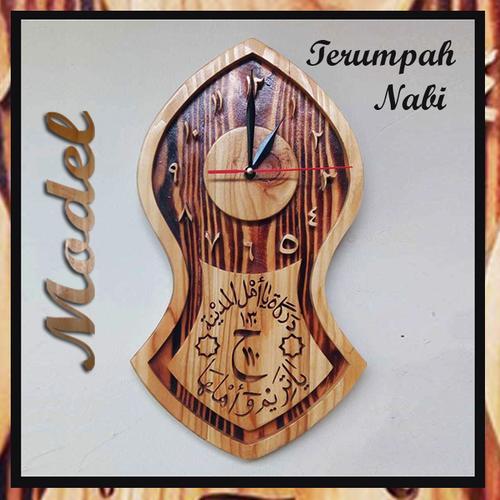 Jual JAM DINDING UKIR KAYU JATI BELANDA PINUS / JAM DINDING KAYU ...