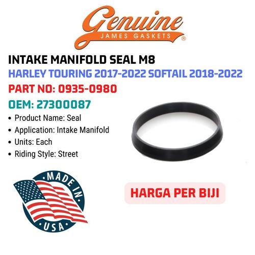 Jual INTAKE MANIFOLD SEAL M8 MOTOR HARLEY M8 0935-0980 OEM 27300087 ...