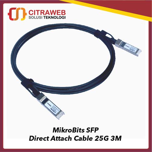 Jual MikroBits SFP Direct Attach Cable 25G 3M SFP-25G-DAC-3M - Kab ...