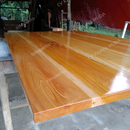 Jual papan meja, daun meja, top table kayu mahoni ukuran 180×70×3 cm ...