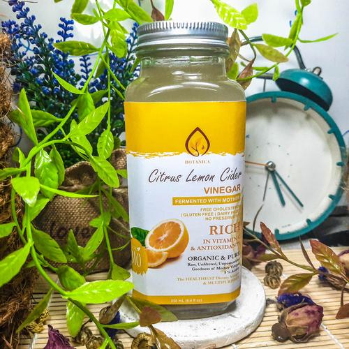 Jual Botanica Lemon Cider Vinegar 250 ml - 1000 ml Cuka Lemon Bragg ...