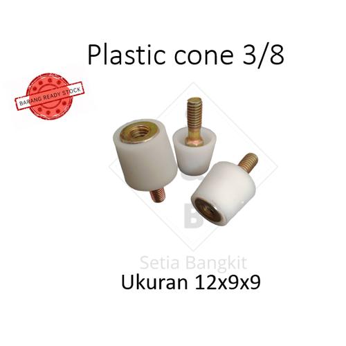 Jual Plastic cone 12x9x9 (3/8) / Plastic cone Bekisting 12x9x9 ...