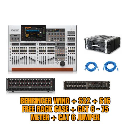 Jual PAKET BEHRINGER WING 48 CH + S32 + S16 free rackcase 4u + kabel ...