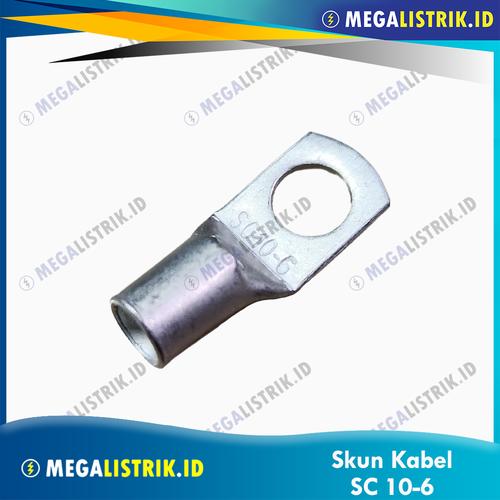 Jual Skun Kabel SC 10-6mm / Cable Lug 10mm / Terminal Konektor Kabel ...