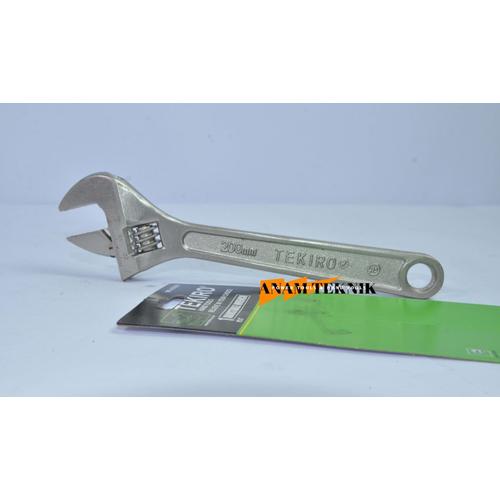 Jual TEKIRO - ADJUSTABLE WRENCH KUNCI INGGRIS 200 MM 8 INCH - ORIGINAL ...