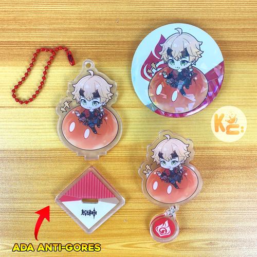 Promo NEW 2022 Genshin Impact x Lawson Standing Acrylic HuTao Yoimiya ...