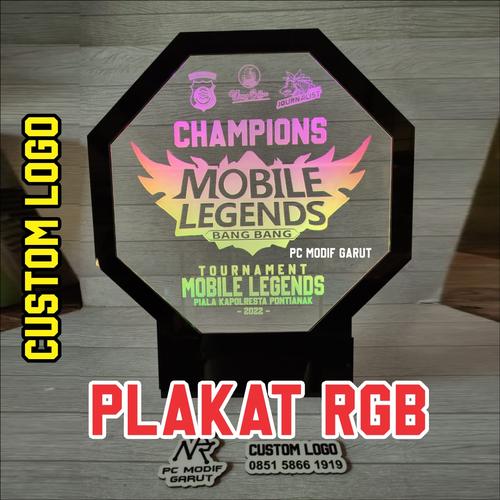Jual piala trophy GAMING ESPORT LED RGB UKURAN JUMBO - RGB RAINBOW ...