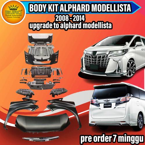 Jual BODYKIT ALPHARD 2009 - 2014 UPGRADE FACELIFT MODELLISTA MODEL 2019 ...