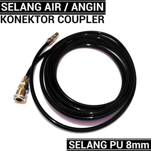 Jual Selang Angin Kompresor selang 8mm lurus lengkap quick coupler - 5 ...