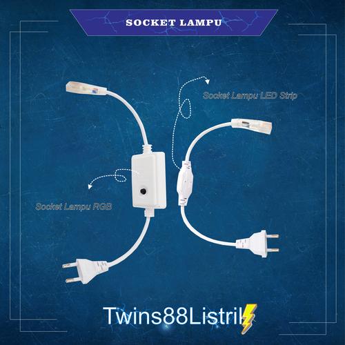 Promo Socket lapu LED Strip / Socket Lampu RGB - LAMPU RGB - Kota ...
