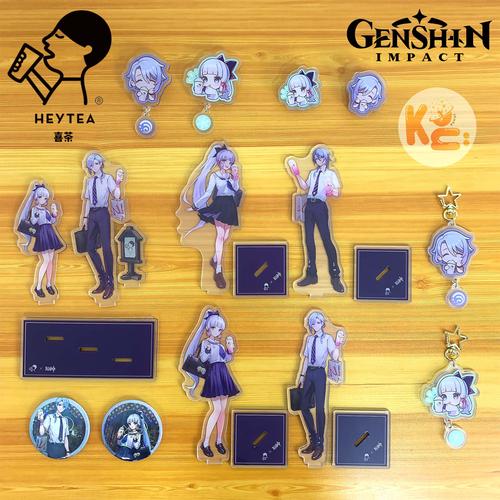 Jual NEW 2022 Genshin Impact x HeyTea Standing Acrylic Ayaka Ayato ...