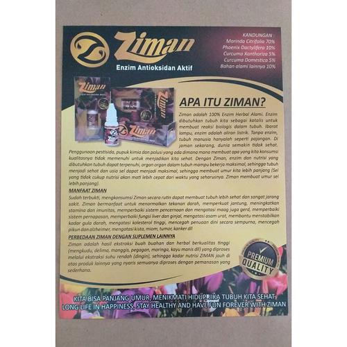 Jual ziman (Enzim Antioksidan Aktif) - Kota Tangerang - Dunia Alkes ...