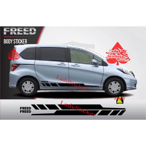 Jual AKSESORIS STICKER MOBIL FREED STICKER STIKER MOBIL HONDA FREED ...