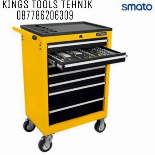 Jual (KTE)Tool Kit Set Tool Trolley 7 Laci Roller Cabinet 7 Drawers ...