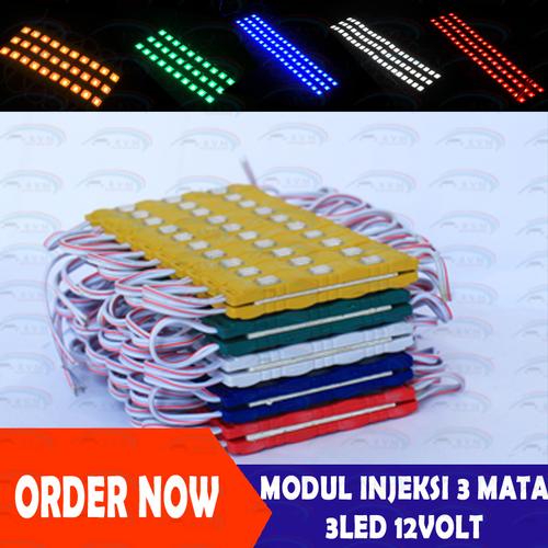 Jual MODULE INJEKSI LAMPU INJEKSI LED 3 MATA 12 Volt LED Module 12V ...