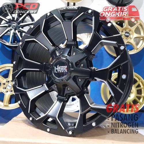 Jual VELG HILUX PAJERO FORTUNER TRITON R16 HSR GOKU BAUT 6 LEBAR 8 HITAM - Kota Surabaya - PCD ...
