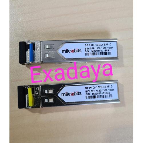 Jual Mikrobits SFP-1G-BD-SM-10KM , SFP Bidirectional 1G Singlemode Bidi ...