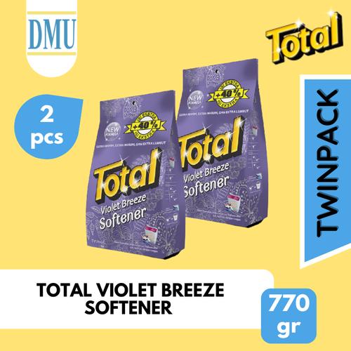 Promo [TWINPACK] Sabun Detergent Bubuk Total Violet Softener 770gr ...
