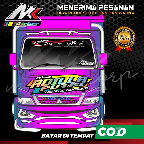 Jual [PROMO] STICKER TRUK CUSTOM CUTTING STIKER BAHAN HOLOGRAM MURAH ...