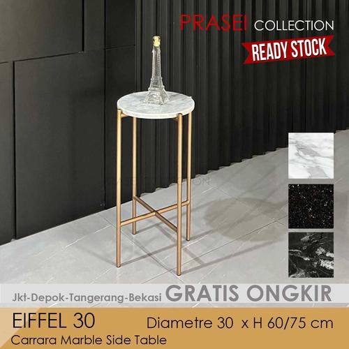 Jual EIFFEL 30 - Carrara Marble Side Table Meja Pojok Sudut Marmer Hias ...