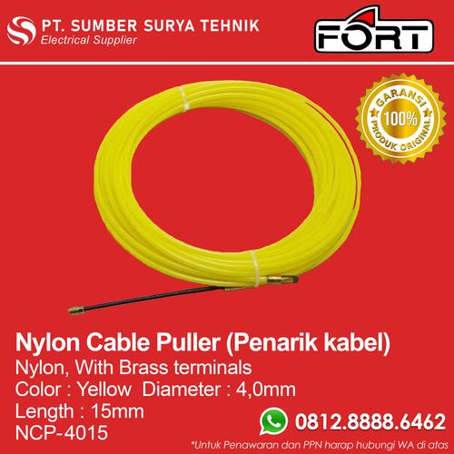 Jual Nylon Cable Puller (Penarik Kabel) Trackper 15mtr NCP-4015 Yellow ...