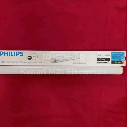 Jual PHILIPS LAMPU TL TL5 T5 TRUNKABLE LINEA LED 4W 4 W 30CM - Putih ...