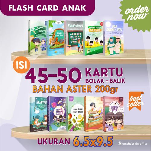 Jual FLASHCARD EDUKASI ANAK | FLASH CARD ANAK | ISI 47 - 50 KARTU ...