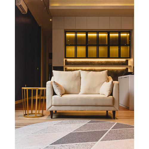 Promo Almasy Double-Seater Sofa - Walnut Brown / Kursi Sofa Cantik ...