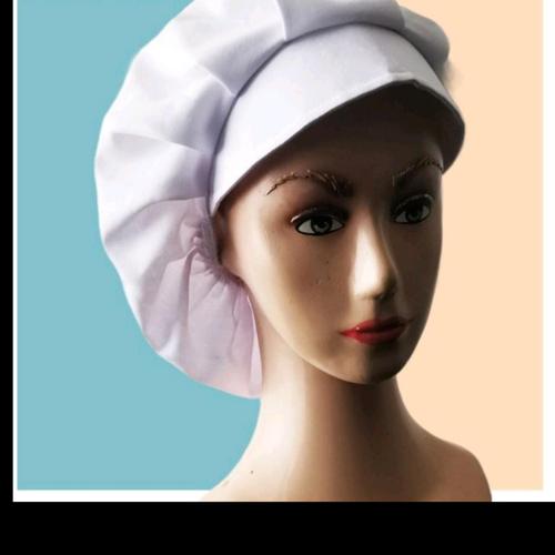 Promo TOPI KARYAWAN PABRIK/HAIRNET TOPI KAIN/ TOPI MODEL REMPEL PET ...