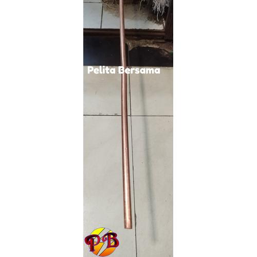 Jual Grounding Rod 1/2 inch x 4 Meter / Copper Rod 1/2 x 4 M / Tembaga ...