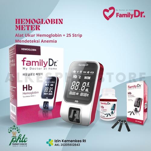 Jual Alat Cek Hemoglobin FamilyDr Hb / Alat Test Hemoglobin Family DR ...
