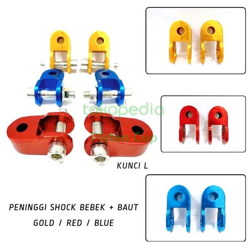 Jual peninggi shockbreaker belakang motor / riser peninggi shock motor ...