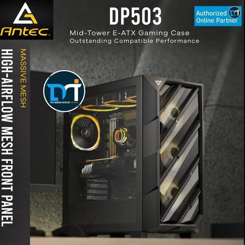 Promo Antec DP503 - High Airflow Tempered Glass Mid-Tower E-ATX Gaming Case Cicil 0% 3x ...
