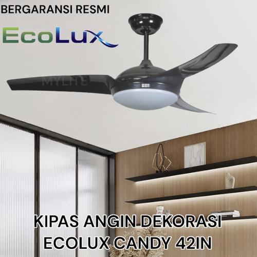 Jual Kipas Angin Ceiling Fan ECOLUX CANDY 42In 3 Blade With REMOTE ...