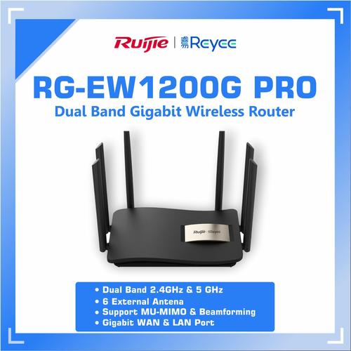 Jual Ruijie Reyee RG-EW1200G PRO 1300M Dual-band Gigabit Wireless ...
