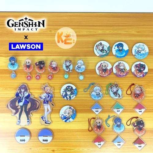 Jual NEW 2022 Genshin Impact x Lawson Standing Acrylic HuTao Yoimiya ...