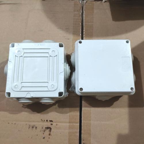 Jual box duradus putih 10x10 / box junction putih white segi kotak ...