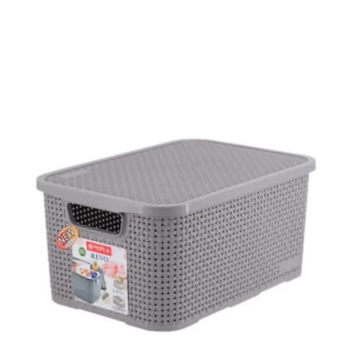 Jual Keranjang serbaguna Lion Star Revo Storage Box - Abu-abu, Revo ...
