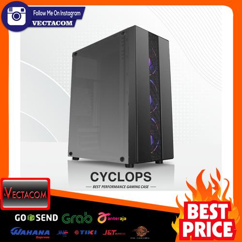 Jual CASING INFINITY CYCLOPS ATX GAMING CASE - No Fan - Jakarta Pusat ...
