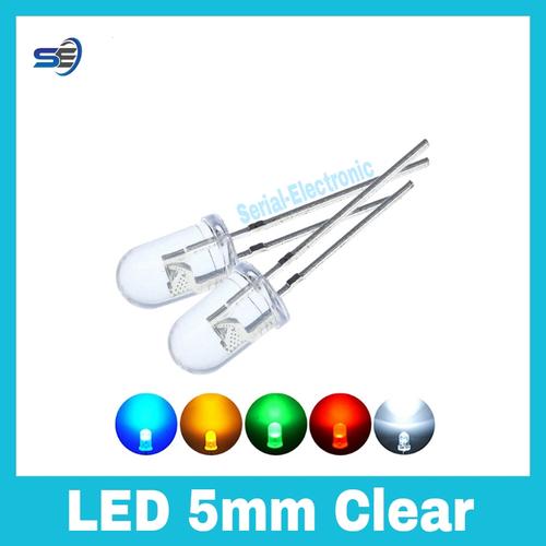 Jual LED 5MM Clear 5 mm Super bright F5 Light Emitting diode Bening ...