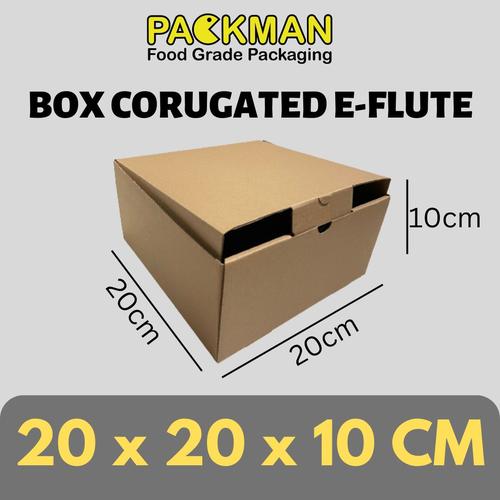 Jual KARDUS 20x20x10 cm / BOX KARTON CORUGATED DIECUT E-FLUTE / HAMPERS ...