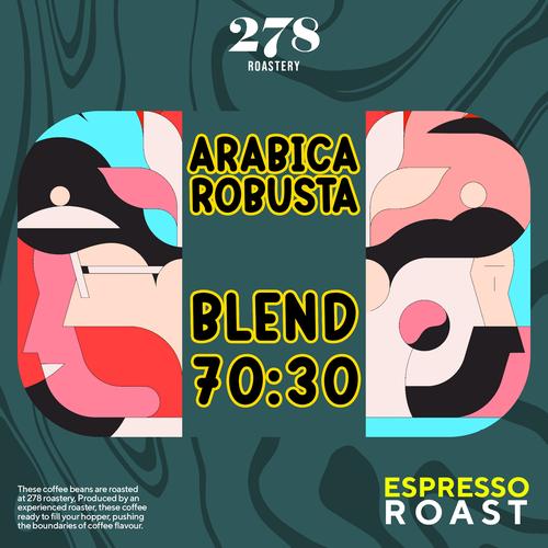 Jual SAMPLE Biji Kopi Arabica Robusta Blend (ESPRESSO 70:30) (100GR) - Kota Depok - 278 Roastery ...