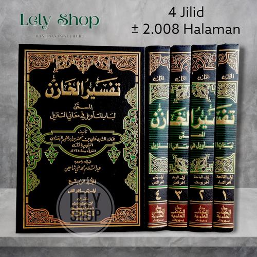 Jual Buku Kitab TAFSIR AL KHOZIN LUBAB TA'WIL FI MA'ANI TANZIL 4 Jilid ...
