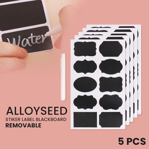 Jual Stiker Label Penanda Benda Gelas Toples Makanan Blackboard ...