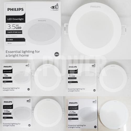 Jual Philips - Downlight LED Eridani 3.5W, 7W, 10W, 14W, 22W (Putih ...
