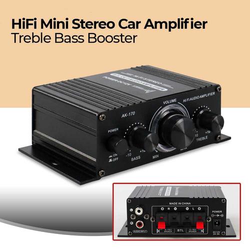 Jual audio hifi stereo amplifier mobil bass treble booster 12V - Kota ...