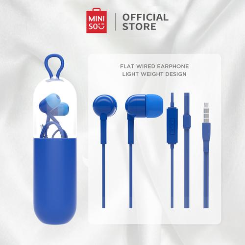 Jual MINISO Headset Earphone Kabel dengan Mic microphones in Ear ...
