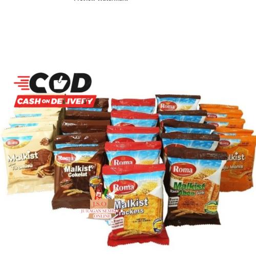 Jual Roma Malkist Renceng Isi 10 Semua Varian Rasa Original Abon Coklat ...