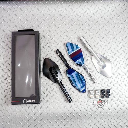 Jual Spion Rizoma Elisse Full Black - Universal / Vespa LX S Sprint ...